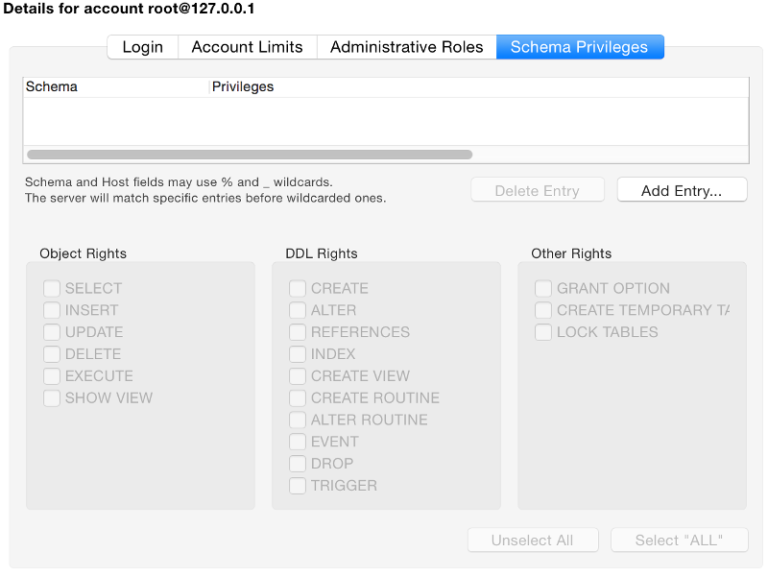 How To Check User Privileges In Mysql Workbench Using The Gui