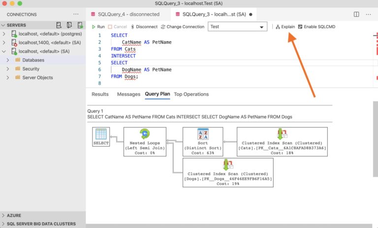 How to View the Query Execution Plan in Azure Data Studio (SQL Server)