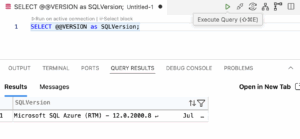 Connect to Azure SQL Database Using VS Code